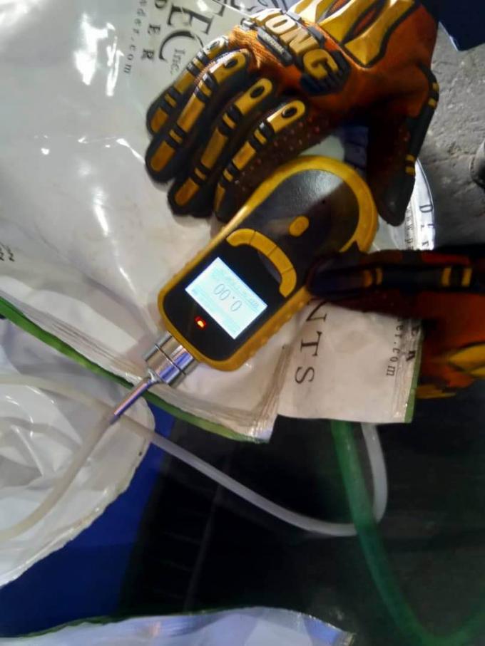 Pumping 0-100%VOL O2 Gas Detector Portable Oxygen Gas Purity Tester ...