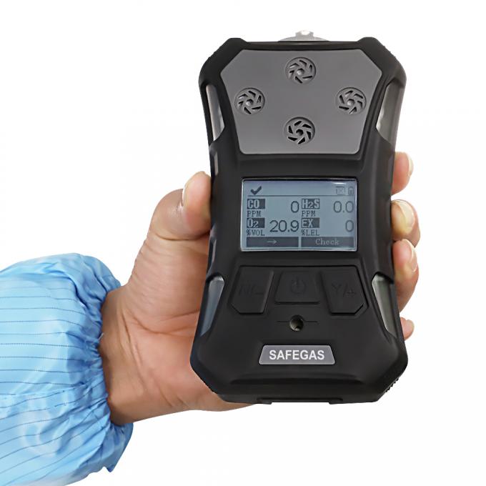 Atex Approved Portable Gas Detector CO H2S O2 LEL CH4 NO NO2 SO2 CO2 VOC Multi Gas Detector